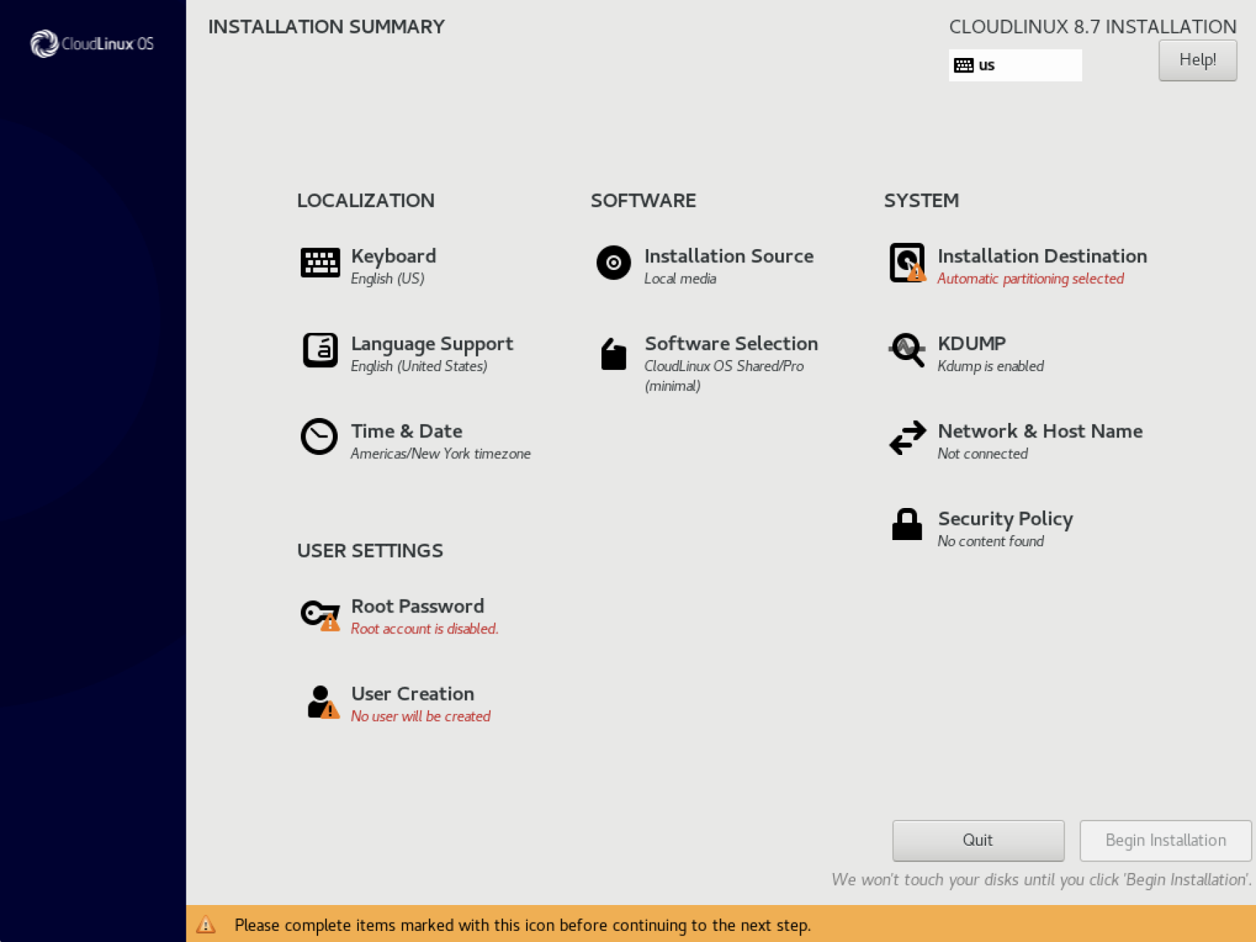 Install CloudLinux OS on your Dedicated Server - How to